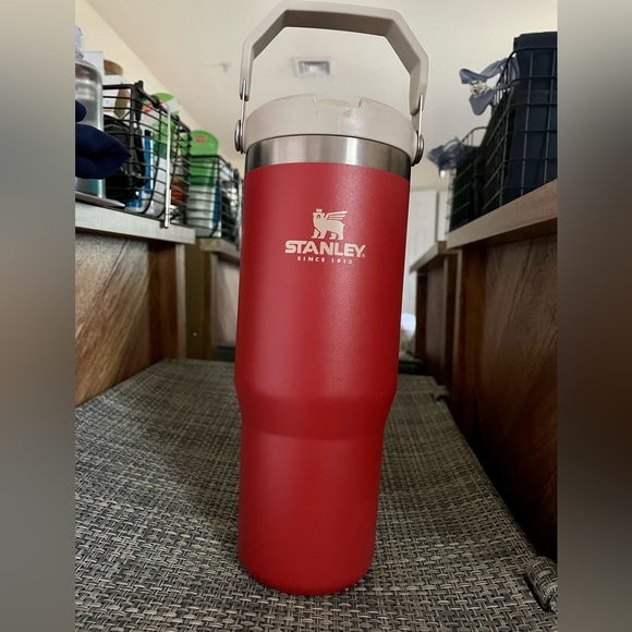 Stanley | Dining | Stanley Iceflow Tumbler Red 3oz Water Bottle Thermos ...